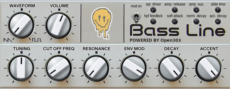 Redesigned GUI for JC-303, the open source TB-303 plugin – Amadeus Paulussen